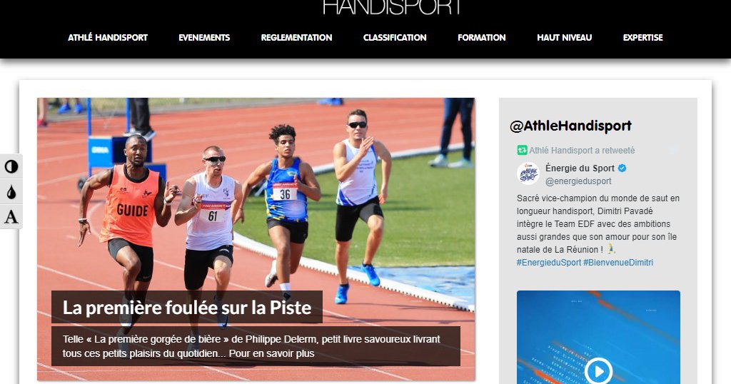 Athletisme HandiSport France - MARATHONS.FR